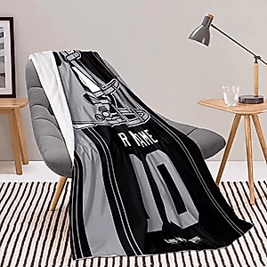 ANTKING Plush Throw Blanket Las Vegas Custom Any Name and Number for Men Women Youth Gift