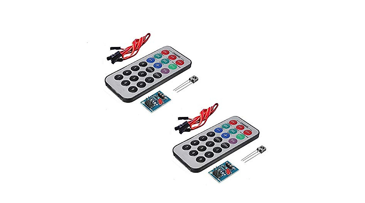 KOOBOOK 2 Sets HX1838 IR Remote Sensor Kit for Arduino DIY