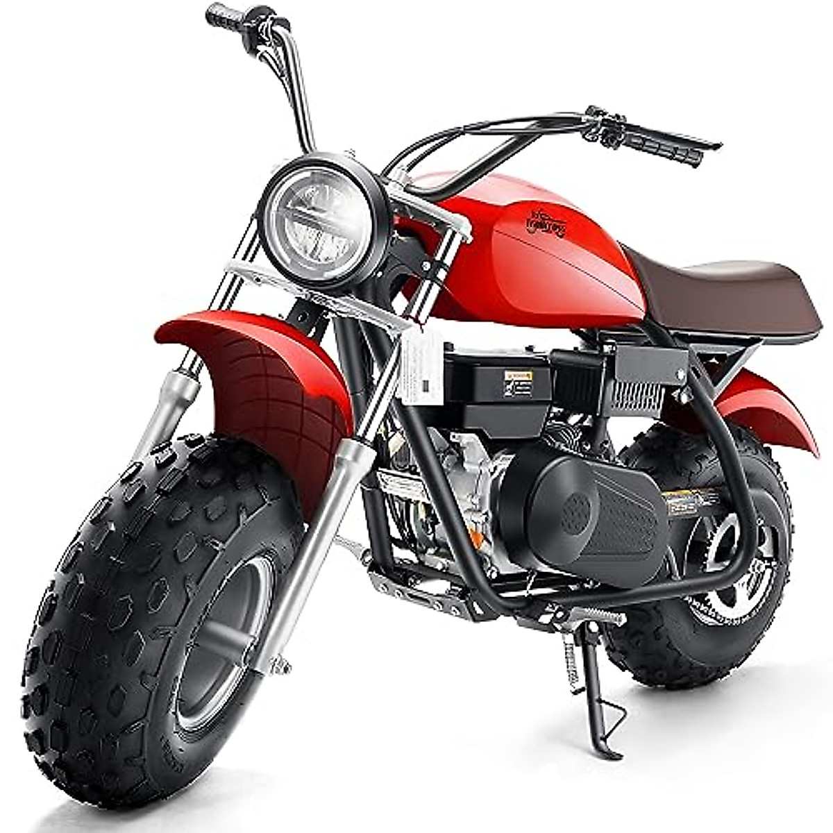 MotoTec 200cc 6.5HP Trailcross Gas Powered Mini Bike Red