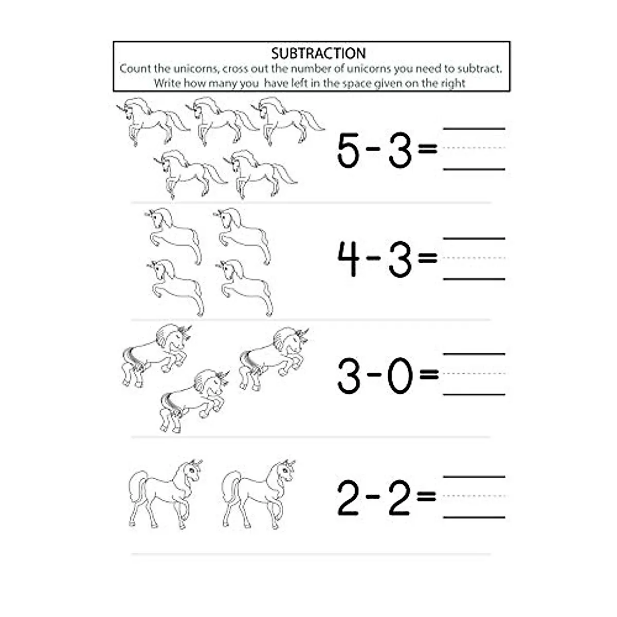 Preschool Math Workbook: Number Tracing, Addition and Subtraction math workbook for toddlers ages 2-4 and pre k