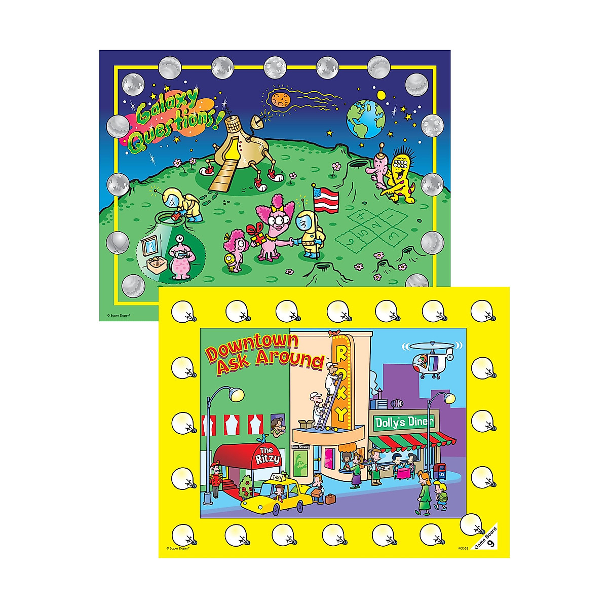 Super Duper Publications | WH Chipper Chat® Magnetic Game with Magic Wand | Educational Learning Resource for Children