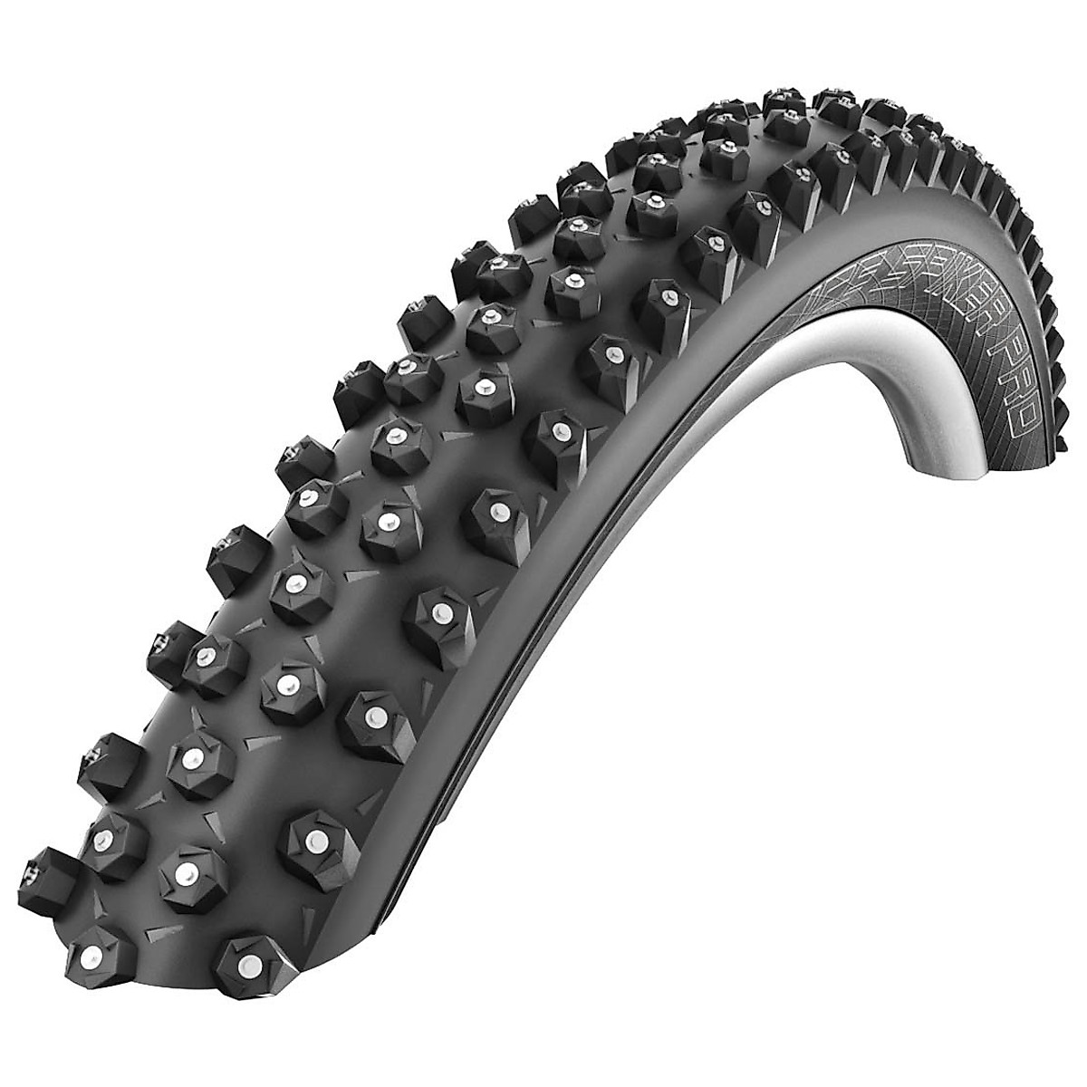 Schwalbe Ice Spiker Pro HS 379 Studded Mountain Bicycle Tire (Black - 26 x 2.10)