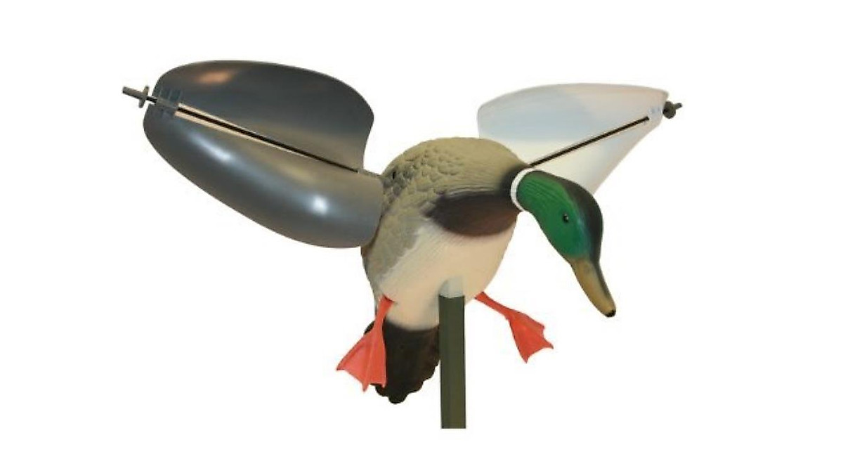 MOJO Outdoors Wind Duck Decoy Brown - Reliable Spinning Wing Decoy