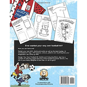Design Your Own Football Kit: Activity And Colouring Book For Kids 8-14