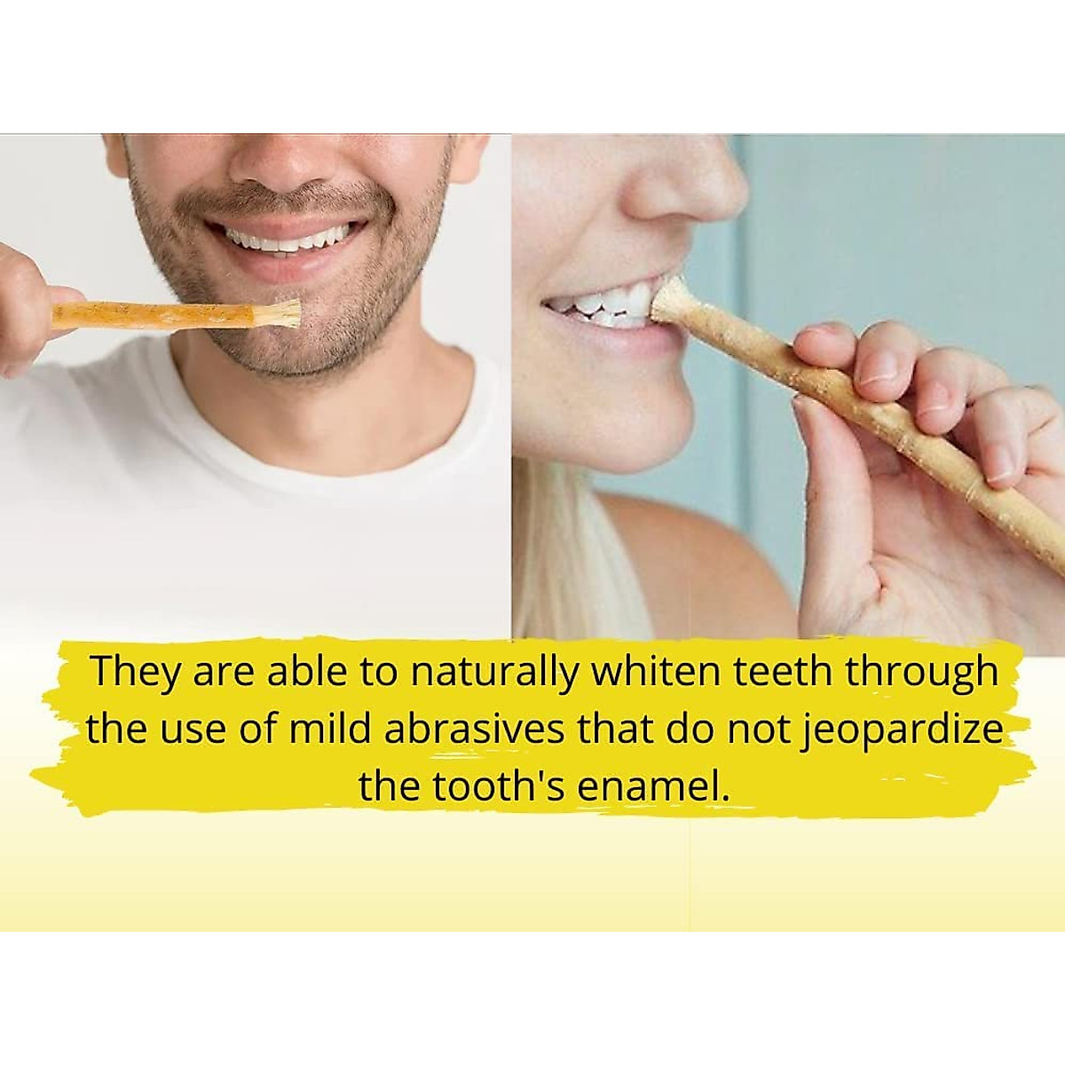 Billion Deals Natural Traditional Miswak (sewak) Peelu Chewing Stick Toothbrush for Whiter Teeth -15pc