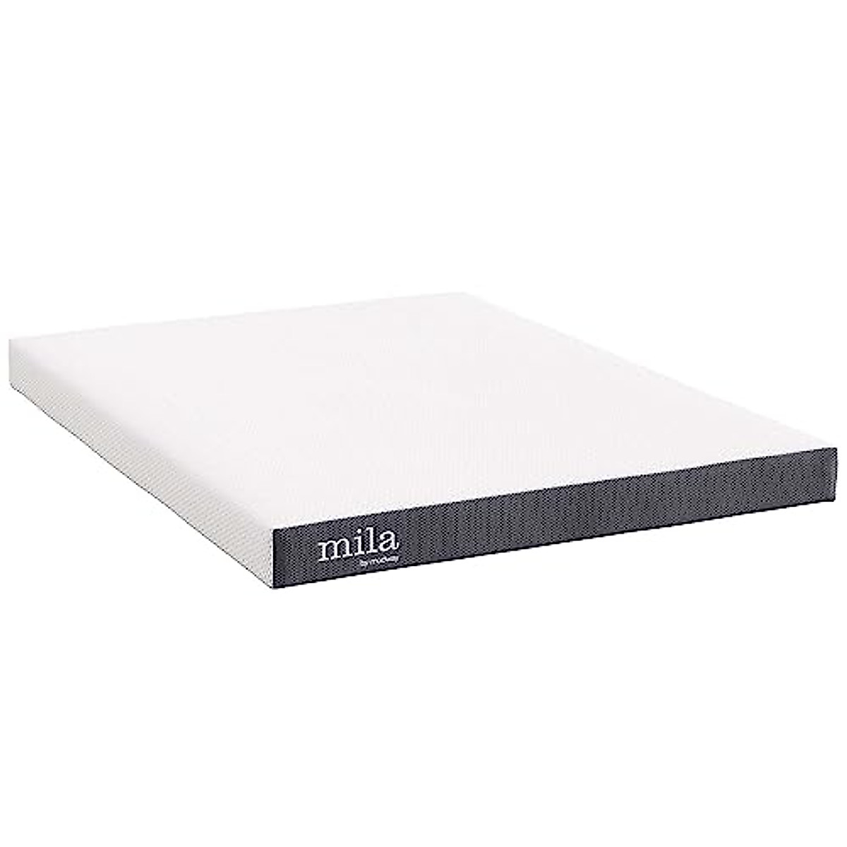 Modway Mila 6” Queen Mattress - Firm 6 Inch Queen Mattress - 10-Year Warranty, White