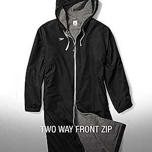 Speedo Unisex-Adult Parka Jacket Fleece Lined Team Colors, XX-Small