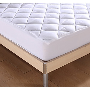 Premium Plus RV Camper Mattress Pad, Breathable, Quilted Mattress Topper, Deep Pocket, Stretch to Fit, Microfiber, Extra Plush, Compressed 15 oz Fill per sq yd, RV King 72 by 80 inch 18 inch Depth