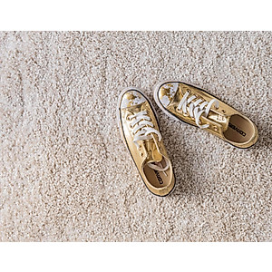 Unique Loom Solo Collection Area Rug - Calabasas (10' x 13' Rectangle, Ivory)