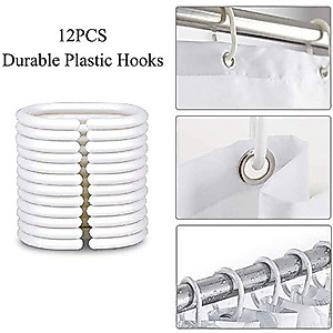 4PCS/Set Natural Cute African American Woman Pattern Shower Curtain Floor Mat Set with Rugs and Accessories for Bathroom Decor