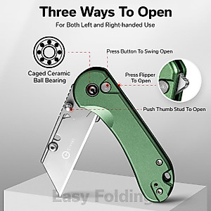 CIVIVI Baby Banter Fixed Blade and Elementum Utility, Great EDC Knife Set