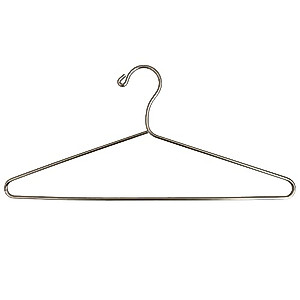 USTECH Strong Metal Clothes Hanger Set | Heavy Duty Coat, Pant, and Suit Standard Hangers | Keep Your Clothes Organized and Wrinkle-Free | Pack of 48