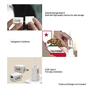 PioData iXflash Cube 512GB Photo Storage Device Apple MFi Certified USB Type A for iPhone & iPad, Auto Backup Photos & Videos