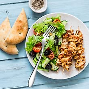 E-far 12-Piece Salad Forks, 6.7 Inches Stainless Steel Fork Set for Home Kitchen Restaurant, Mirror Finish, Dishwasher Safe