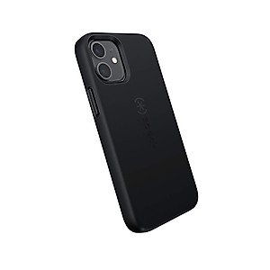 Speck Products CandyShell Pro iPhone 12 Mini Case, Antimicrobial, Black/Black (137593-1050)