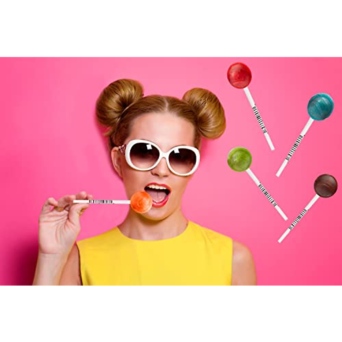 Tootsie Roll Pop, Original Wild Berry Flavors, Peanut-Free, Gluten-Free, Individually Wrapped, 5 Flavor Variety Pack (10 Count (Half-Pound))