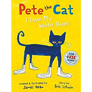The Pete the Cat Series 3 Books Collection Set By Eric Litwin (Pete the Cat I Love My White Shoes, Pete the Cat Rocking in My School Shoes, Pete the Cat and his Four Groovy Buttons)