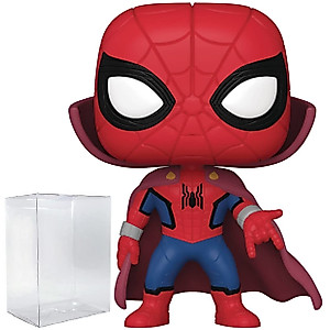 Spider-Man POP Marvel: What If? - Zombie Hunter Funko Pop! Vinyl Figure (Bundled with Compatible Pop Box Protector Case), Multicolor, 3.75 inches