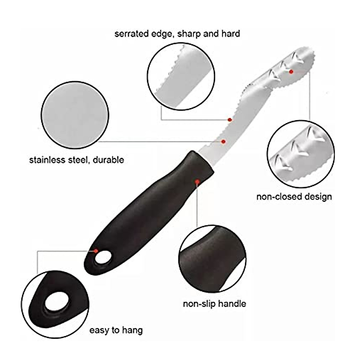 Jalapeno Pepper Corer, Stainless Steel Chili Corer Remover, JALAPENO Pepper Corer, Pepper Cutter Corer Slicer Tomato Fruit Kitchen Tools