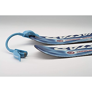 Launch Pad Wedgease Ski Tip Connector - Teaches Speed Control, Making a Wedge, Basic Turning - Portable and Durable - Perfect for Beginners (Blue)
