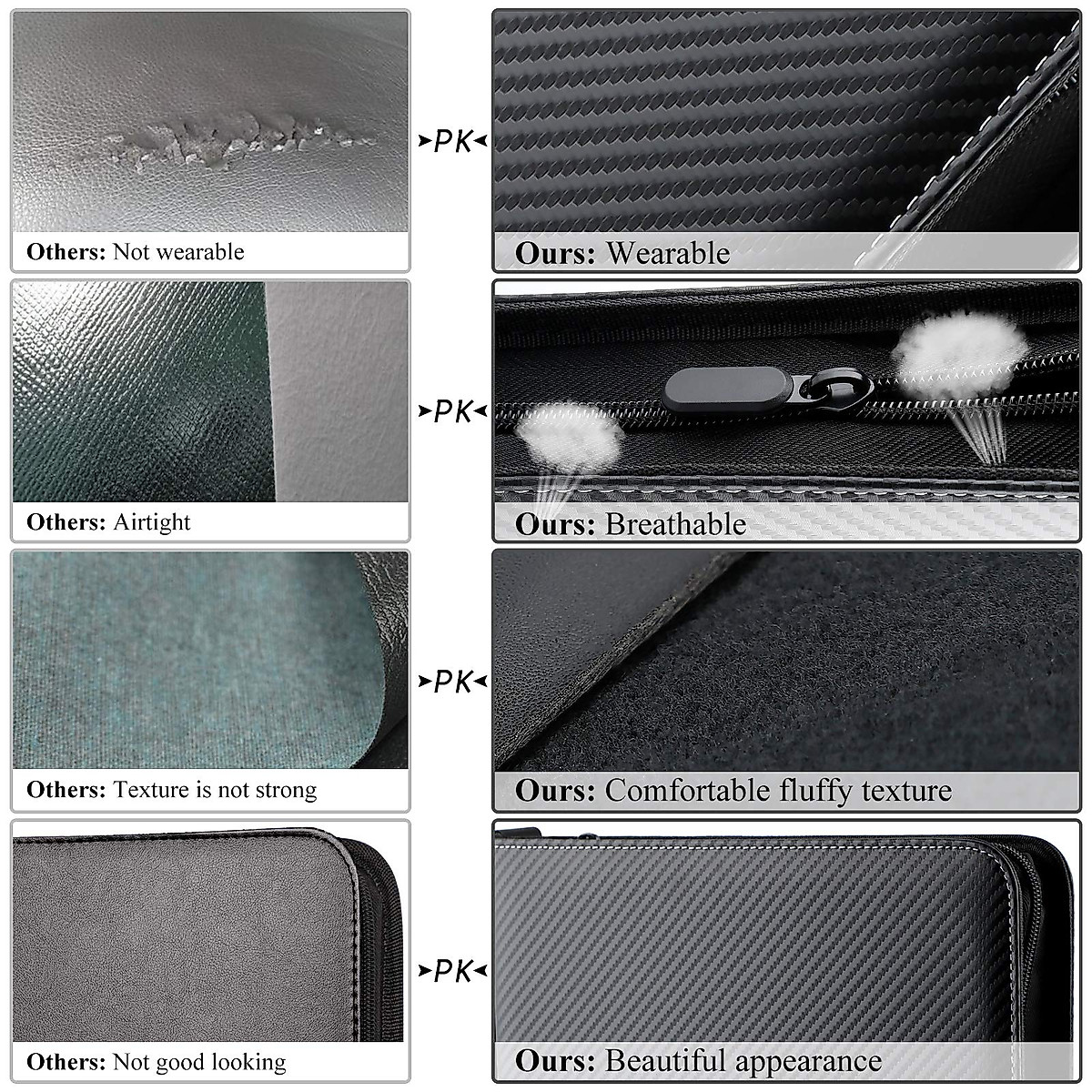 Sovinia Scrapbook Card Album, Scrapbook Card Holder Folder Cases Large Books Fits Yugioh Ninjago Card Display, Can Be 720 Cards