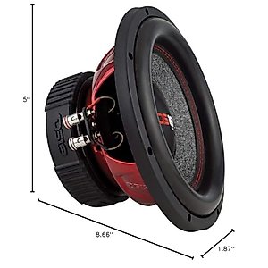 DS18 12" Subwoofer Combo Package with GEN-X124D Subwoofer and CANDY-X1B Monoblock Amplifier