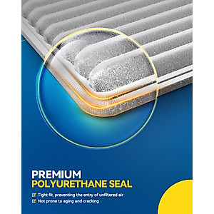 PHILTOP Engine Air Filter CA10171 Replacement for Camry 2007-2009 2.4L, Camry 2010-2017 2.5L, Venza 2009-2016 2.7L - Gas L4 Engine