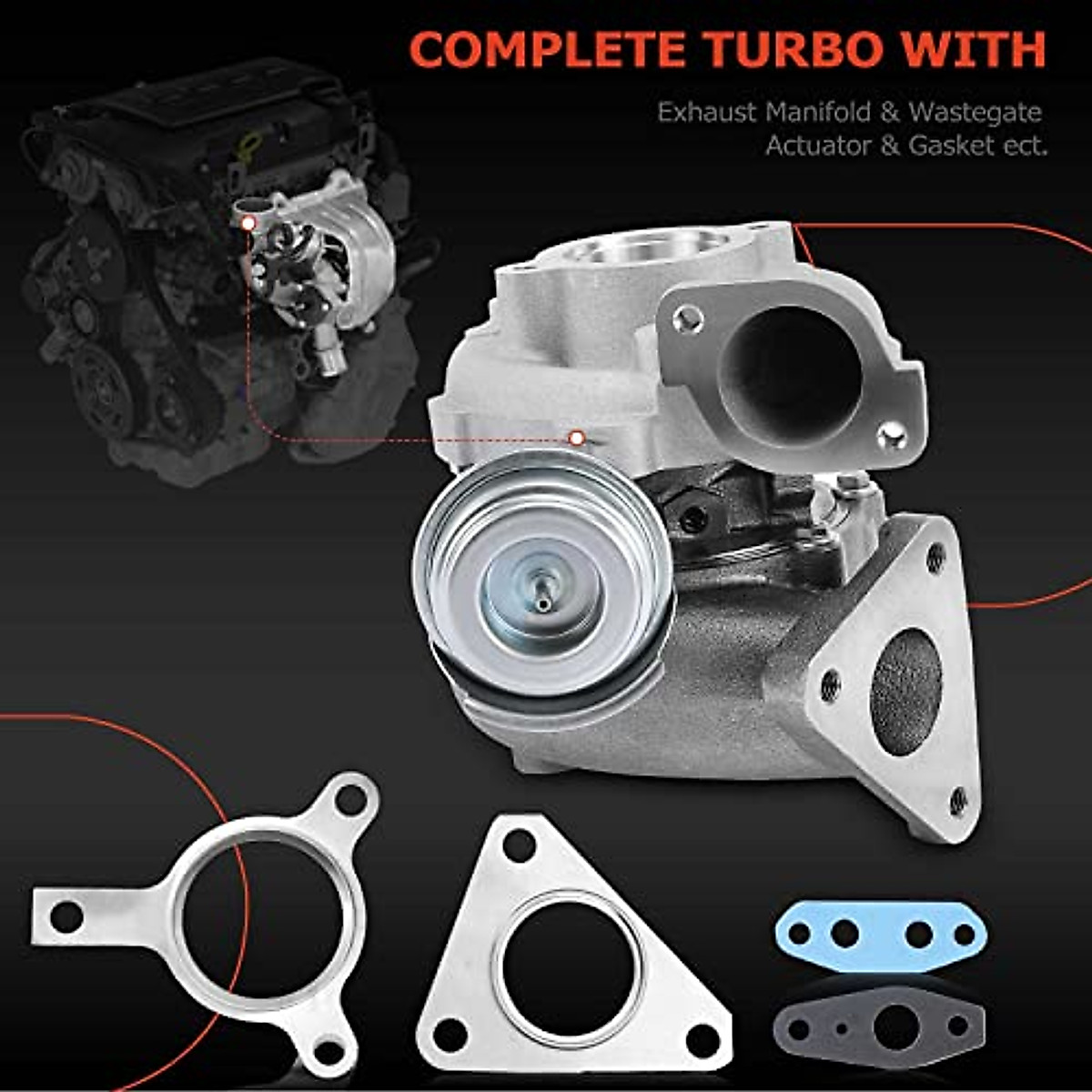 A-Premium Turbocharger Replacement for Nissan Pathfinder Navara 2.5 DI