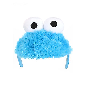 Fun Costumes Sesame Street Cookie Monster Headband - ST, 100% polyester