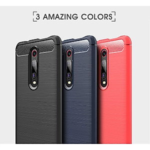 CruzerLite Case Compatible with Xiaomi Mi 9T Case, Compatible with Xiaomi Mi 9T Pro Case, Back Cover Anti-Scratch Shock Absorption Case for Xiaomi Mi 9T /9T Pro (Black)