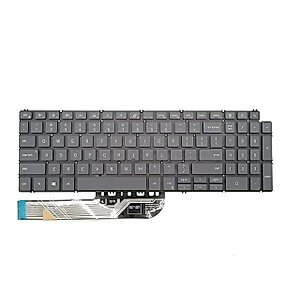 Replacement Keyboard for Dell inspiron 15 3501 3502 3505 5501 5502 5508 5584 5590 5593 5594 5598, inspiron 15 7500 7501 7590 7591, Latitude 3510 Series Laptop Black Frame with Backlit US Layout