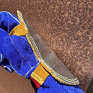 Weldas Aluminized Back Hand Pad with Kevlar Stitching - Heat Deflector