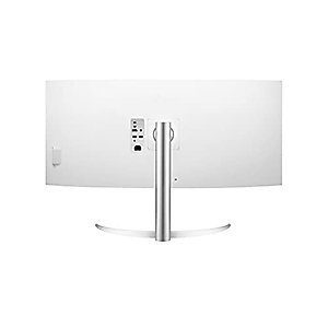 LG 40WP95C-W 40” UltraWide Curved WUHD (5120 x 2160) 5K2K Nano IPS Display, DCI-P3 98% (Typ.) with HDR10, Thunderbolt 4 with 96W PD, 3-Side Virtually Borderless Design Tilt/Height/Swivel Stand
