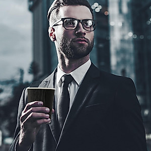 JollyPack 120 Pack 8 oz Paper Coffee Cups, Disposable Coffee Cups, Black Hot Beverage Cups with Ripple Wall Design, Hot Beverage Cups Suitable for Birthday,Party and any occasions