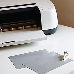 Cricut Aluminium Sheets, 10 cm x 10 cm (4" x 4") (4 ct), 4 inches x 4 inches, Silver