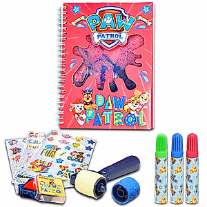 Nick Shop Paw Patrol Slime Journal Paw Patrol Accessories Bundle ~ 10Pc Paw Patrol Arts and Crafts Paw Patrol Stationery Set with 300 Toy Story Stickers (Paw Patrol Journal Set)