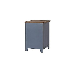 Martin Furniture File Filet Cabinet, Blue