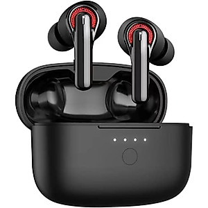 Tribit [Upgraded Version] Wireless Earbuds, Qualcomm QCC3040 Bluetooth 5.2, 4 Mics CVC 8.0 Call Noise Reduction 50H Playtime Clear Calls Volume Control True Wireless Bluetooth Earbuds, FlyBuds C1