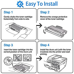 NineLeaf 1 Pack Compatible Drum Unit Replacement for Brother DR510 DR-510 to use in HL-5100 HL-5130 HL-5140 HL-5150DLT HL-5170DNL MFC-8220 MFC-8440 MFC-8640 Printer