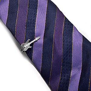 Yoursfs Guitar Tie Clip For Men Handmade to Rock Cool Tie Clip Your World Gifts For Men Business Accessory