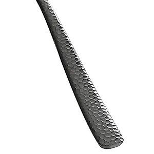 Gibson Home Gibson Elite Flatware Set, Service for 4 (20pcs), Hammered Black