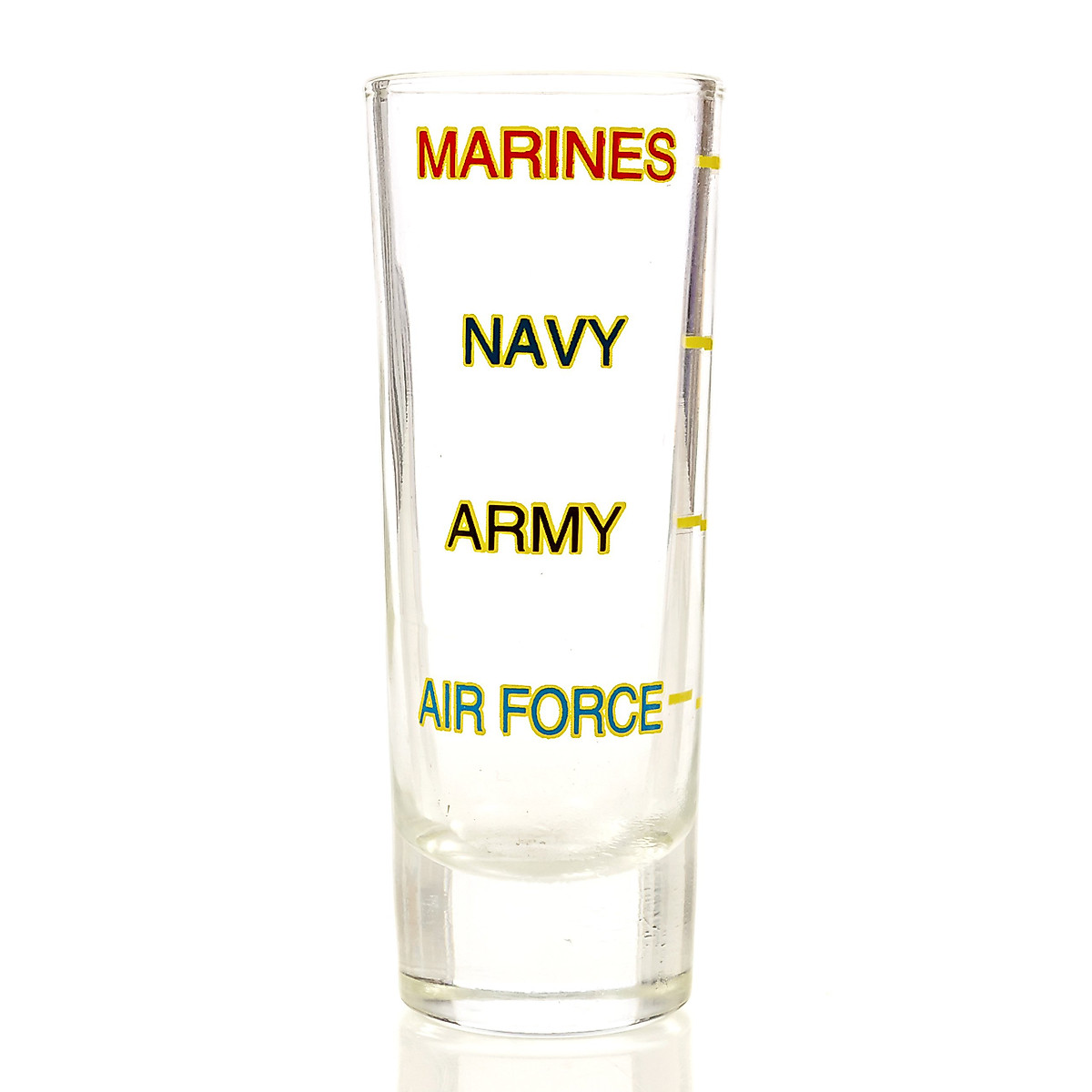 Military Shot Glass Levels, 4 Pack, Military, Veteran, Gift Set, Marine