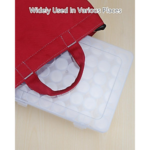 Embroidery Diamond Painting Storage Container, 49 PCS Mini Clear Beads Organizer Boxes and Portable Plastic Container Jars with Screw Lids for Diamond Art, Nail Accessories, and Seeds