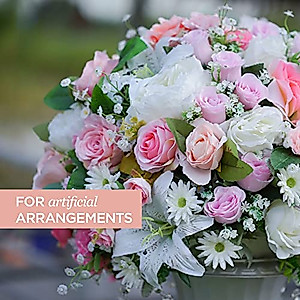 Pack of 6 Dry Floral Foam Blocks for Artificial Flower Arrangements, Styrofoam for Artificial Flowers & Crafts Supplies - with Craft Foam Block Cutting Knife, Styrofoam Blocks - 8.75"L x 4"W x 2.75"H