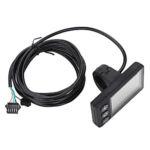 Junluck Motor Brushless Controller + LCD Display, Waterproof LCD Display Panel 5 Gear Adjustable Electric Bicycle E-Bike Scooter Brushless Controller Kit(1000W 48V)