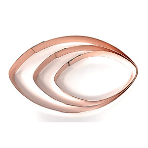 Three Piece Football Cookie Cutter Set