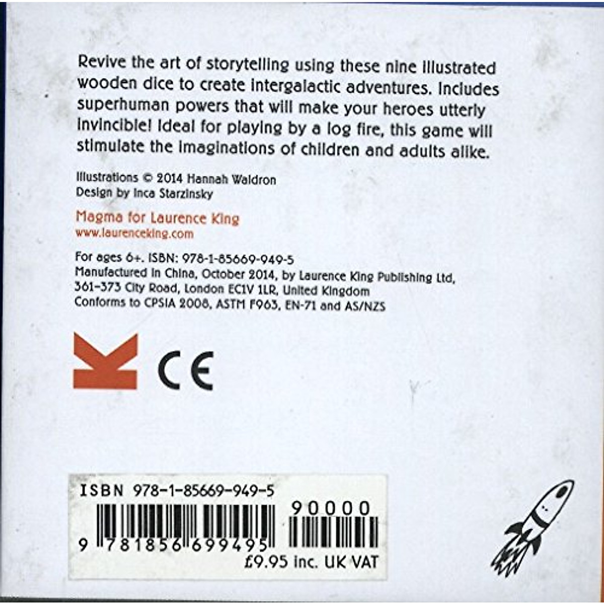 Space Travel Dice (Magma for Laurence King)