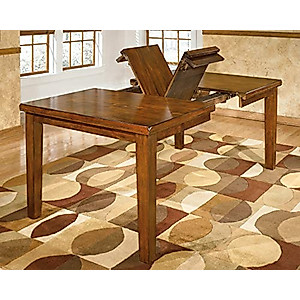 Signature Design by Ashley Ralene Traditional Dining Room Extension Table, Medium Brown