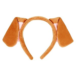 VALICLUD Brown Dog Ears Headband Women Cartoon Hair Hoop Plush Animal Ear Hair Bands Hair Accessories for Girls Easter Halloween Christmas Cosplay Party Favors Supplies