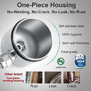 WINGSOL Filter Cartridge, Compatible with Engdenton model#PR-FM-001 ASIN#B07DCMD991, Improve Taste Long-Lasting High-Flow, WS-FM001-PAC /-CRM /-PC /-5in1, 1 Pack, Faucet Filter Replacement Cartridge